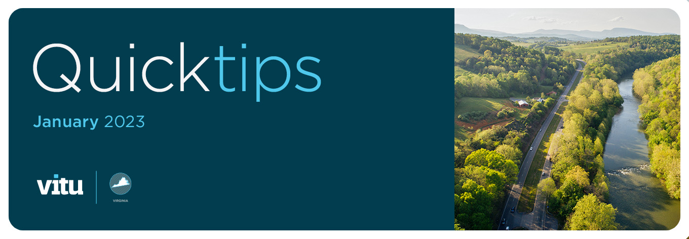 2023 January Vitu Quick Tips Newsletter